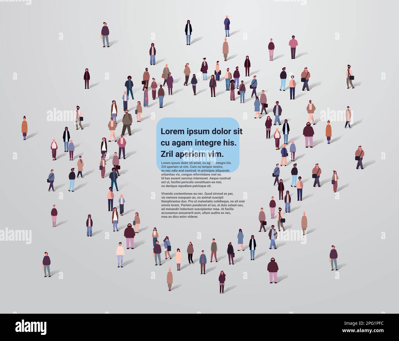 multiethnic people group mix race men women crowd in casual clothes ...