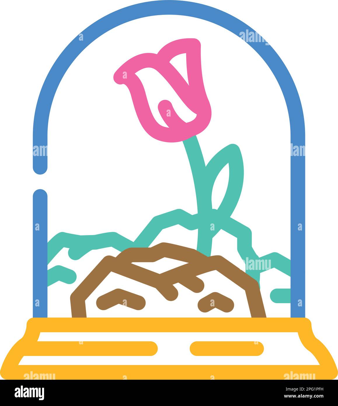 Glass cloche Stock Vector Images - Alamy