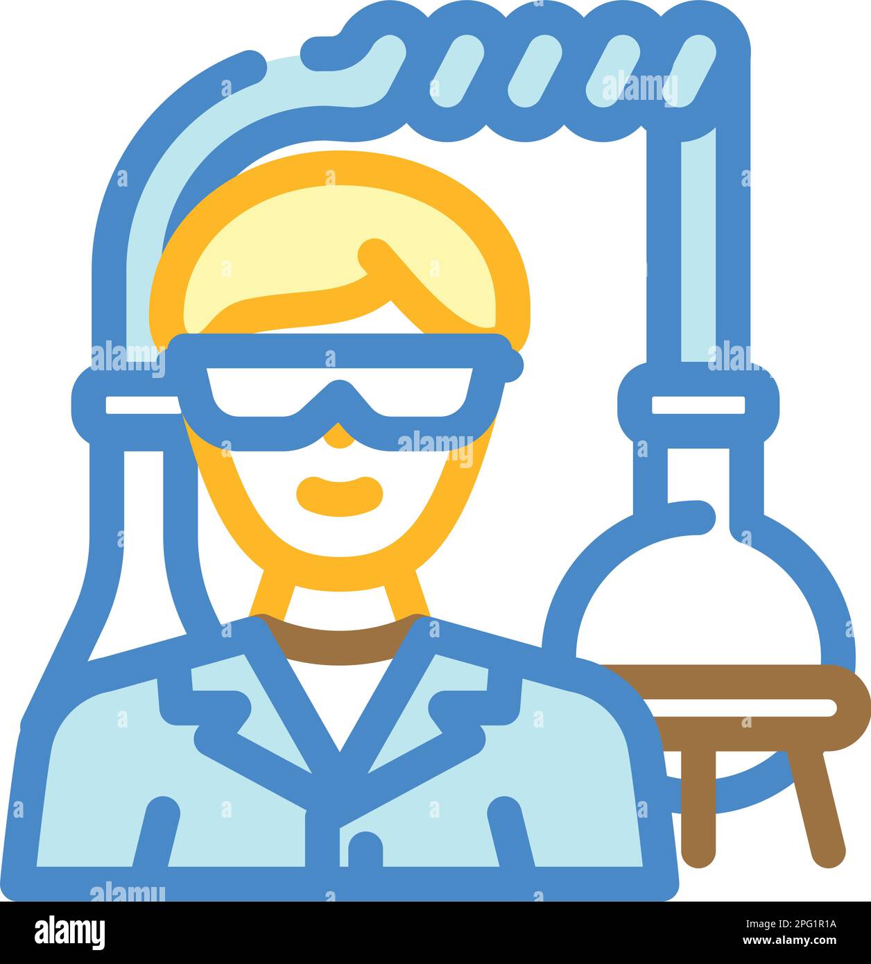 Female chemical engineer Cut Out Stock Images & Pictures - Alamy