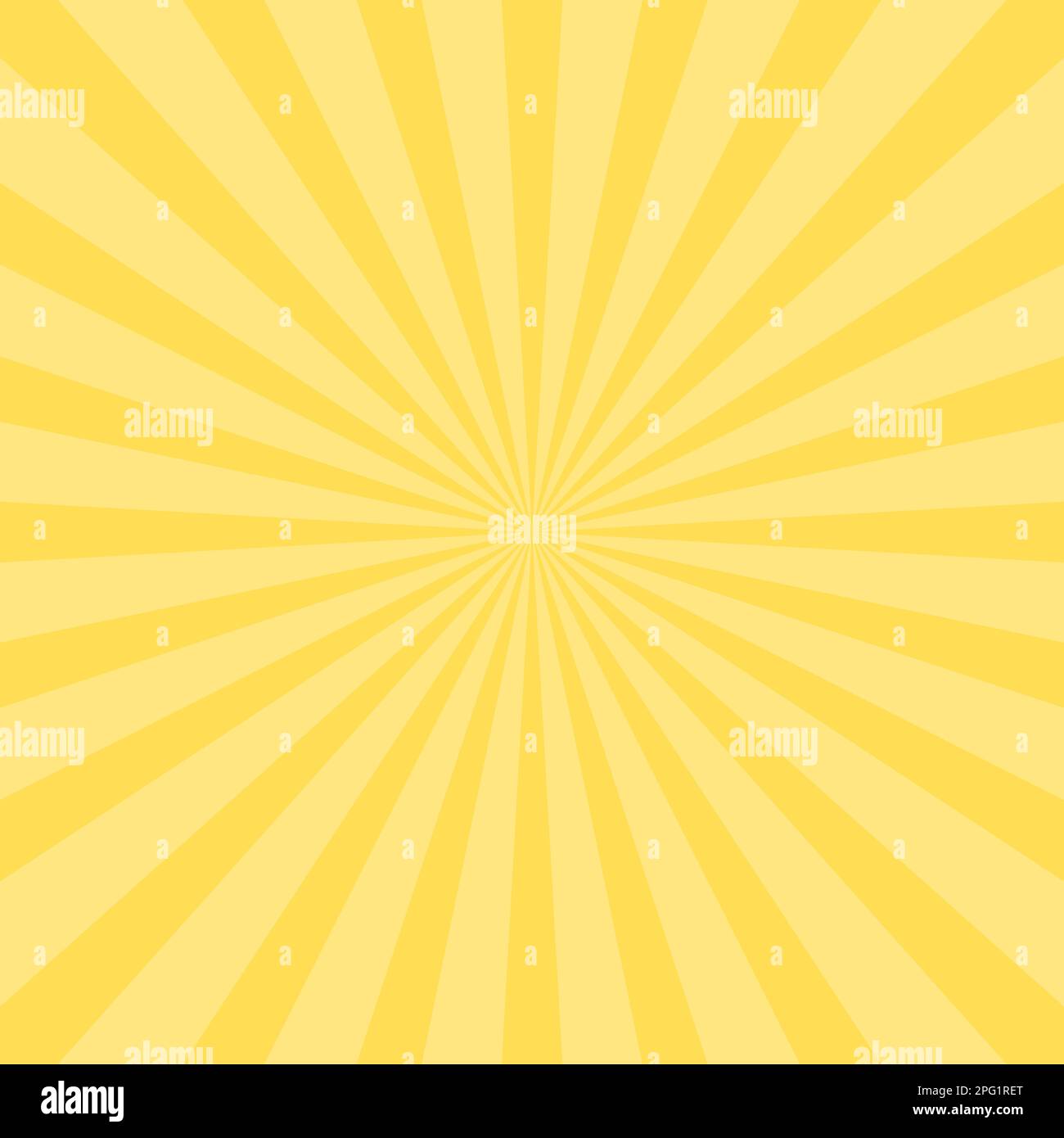 Sunburst background. Vector sunburst yellow radial beams pattern ...