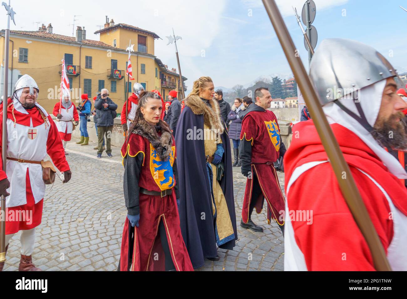 The historical carnival of ivrea 2023 hi-res stock photography and ...