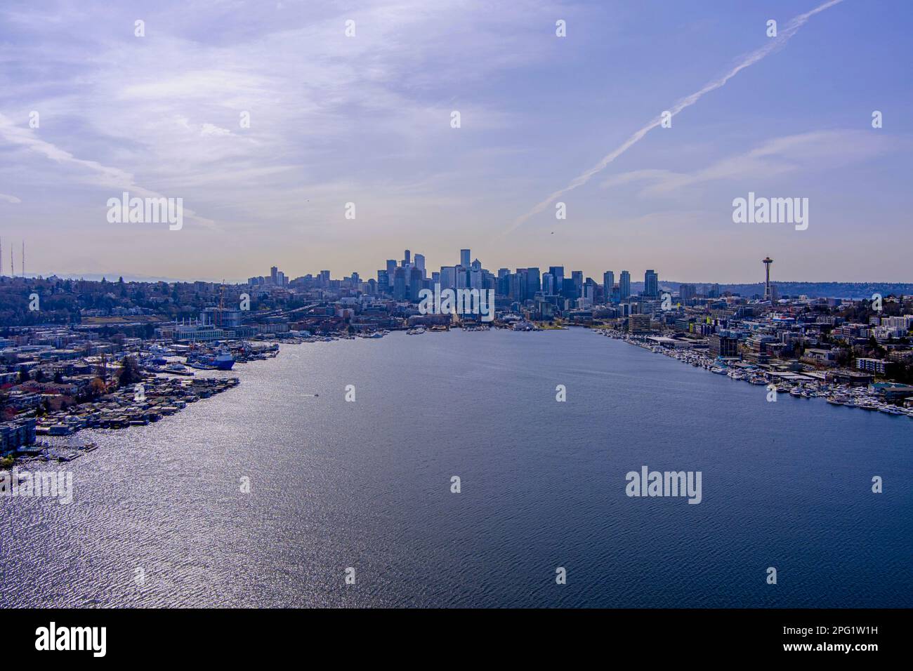 Aerial seattle lake hi-res stock photography and images - Alamy