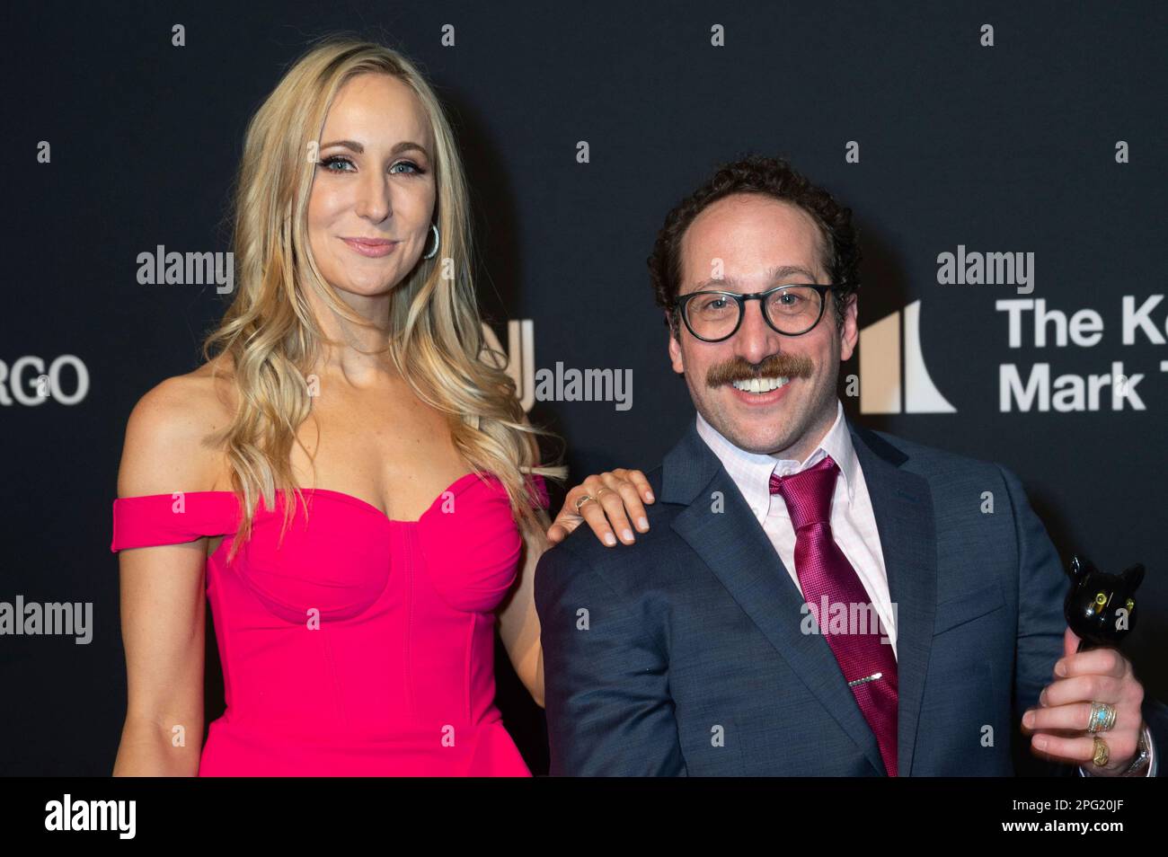 Nikki Glaser and Ian Fidance arrive on the red carpet for the 24th ...