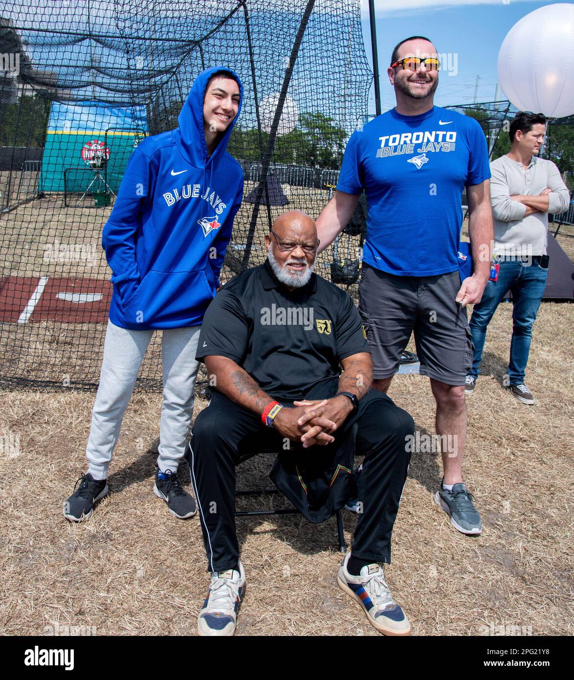 Cecil Fielder is seen at the Innings Festival on Sunday, March 19, 2023 ...