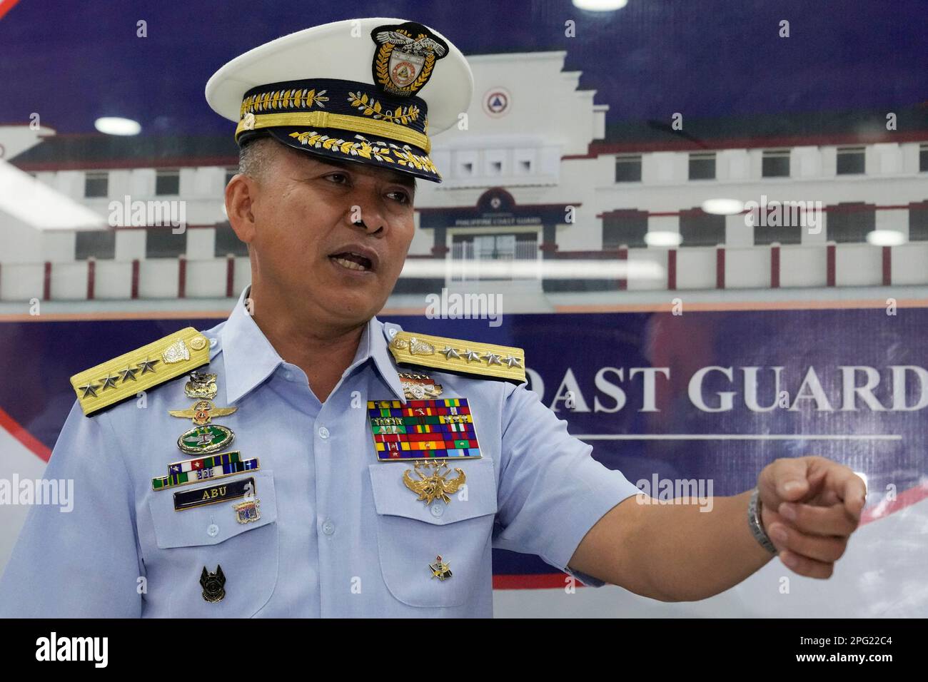 Philippine Coast Guard Commandant Cg Admiral Artemio M Abu Talks At