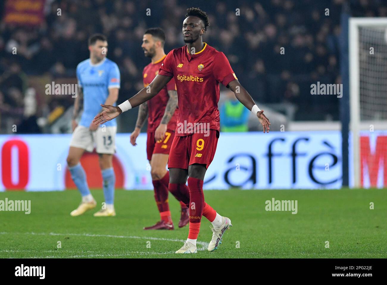 Tammy Abraham of AS Roma during football Serie A match Serie A match ...