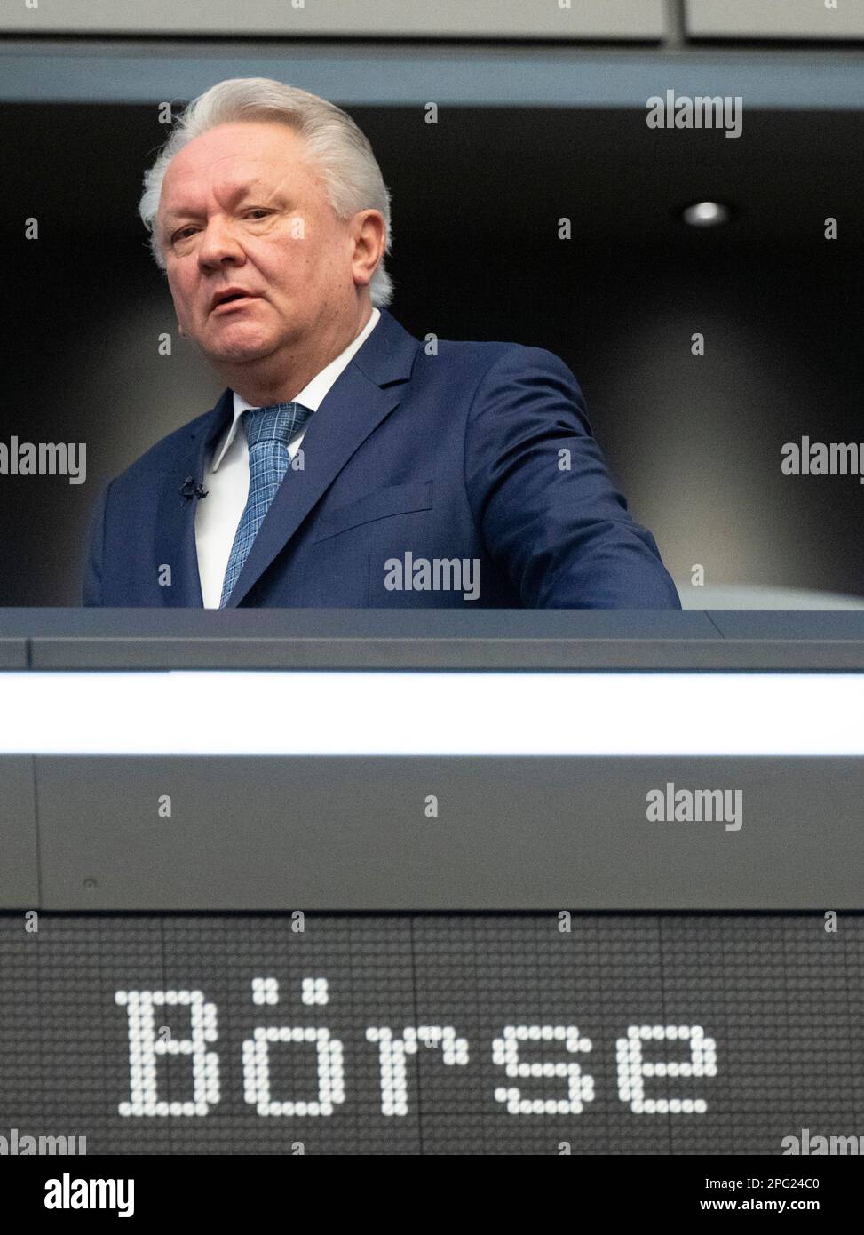 20 March 2023, Hesse, Frankfurt/Main: Armin Papperger, CEO of ...