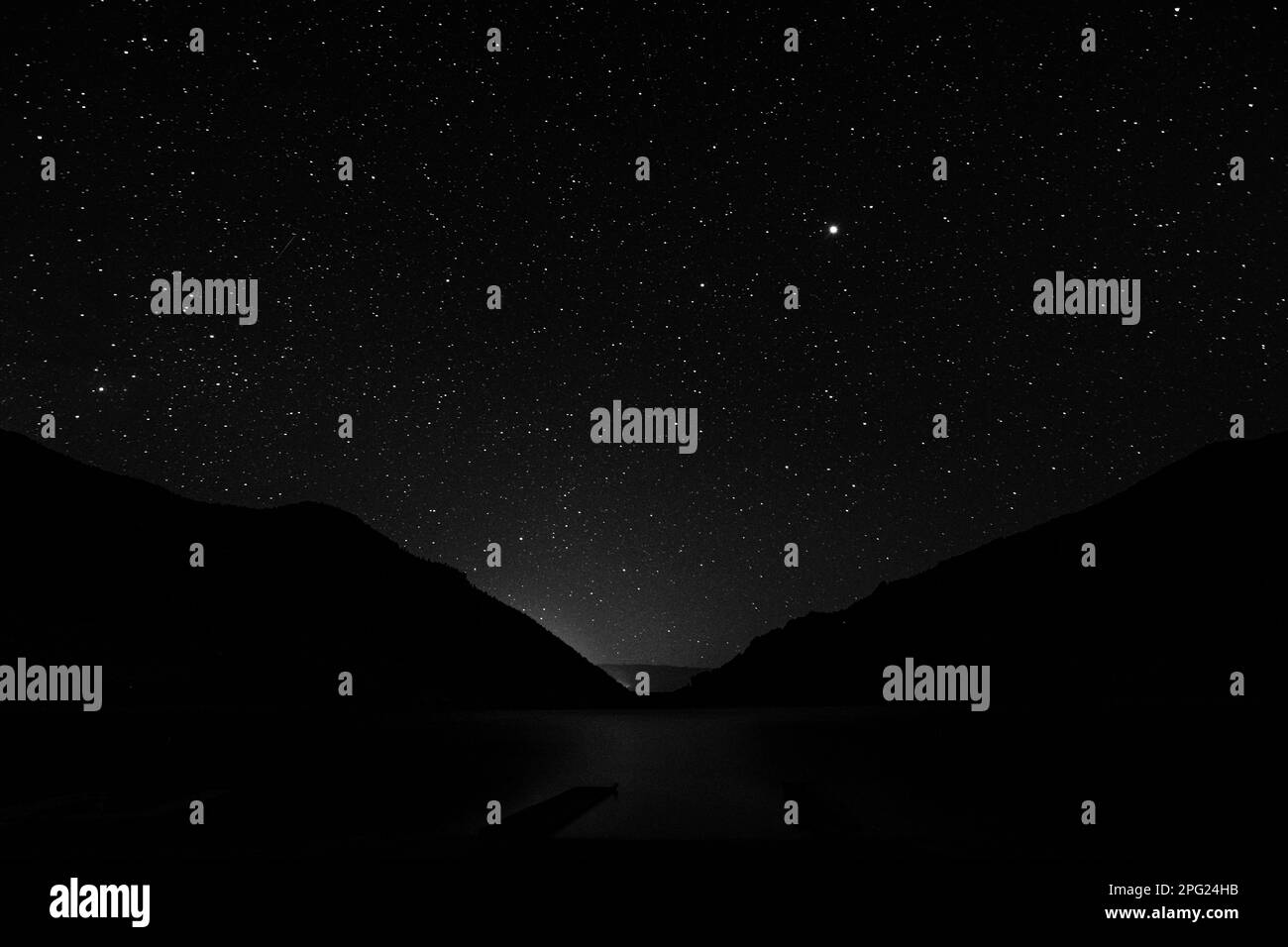 Long exposure of Rifle Gap at night Stock Photo - Alamy