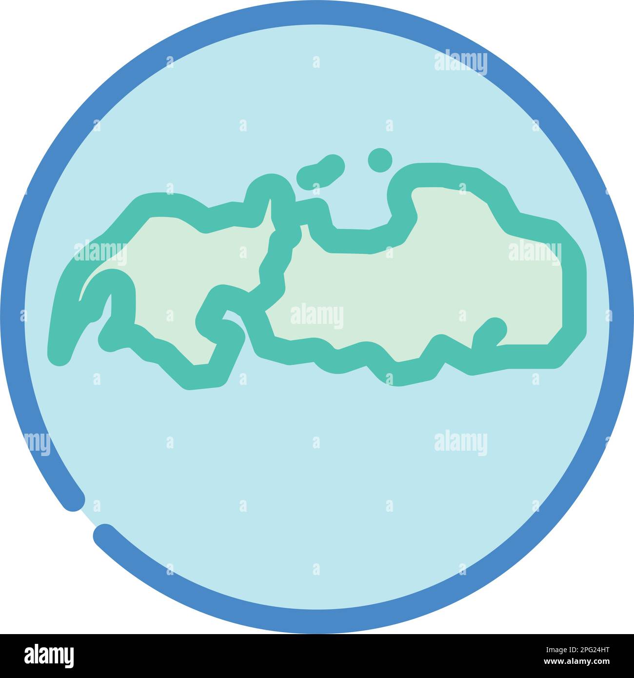 laurasia earth continent map color icon vector illustration Stock ...