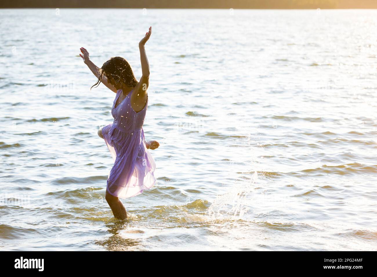 Wet dress in water hi-res stock photography and images - Alamy