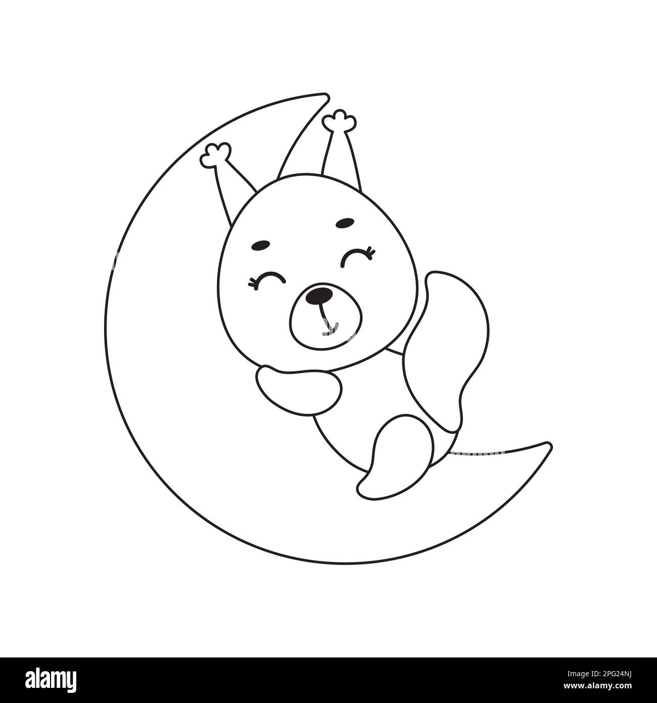 Baby Sleeping Coloring Pages