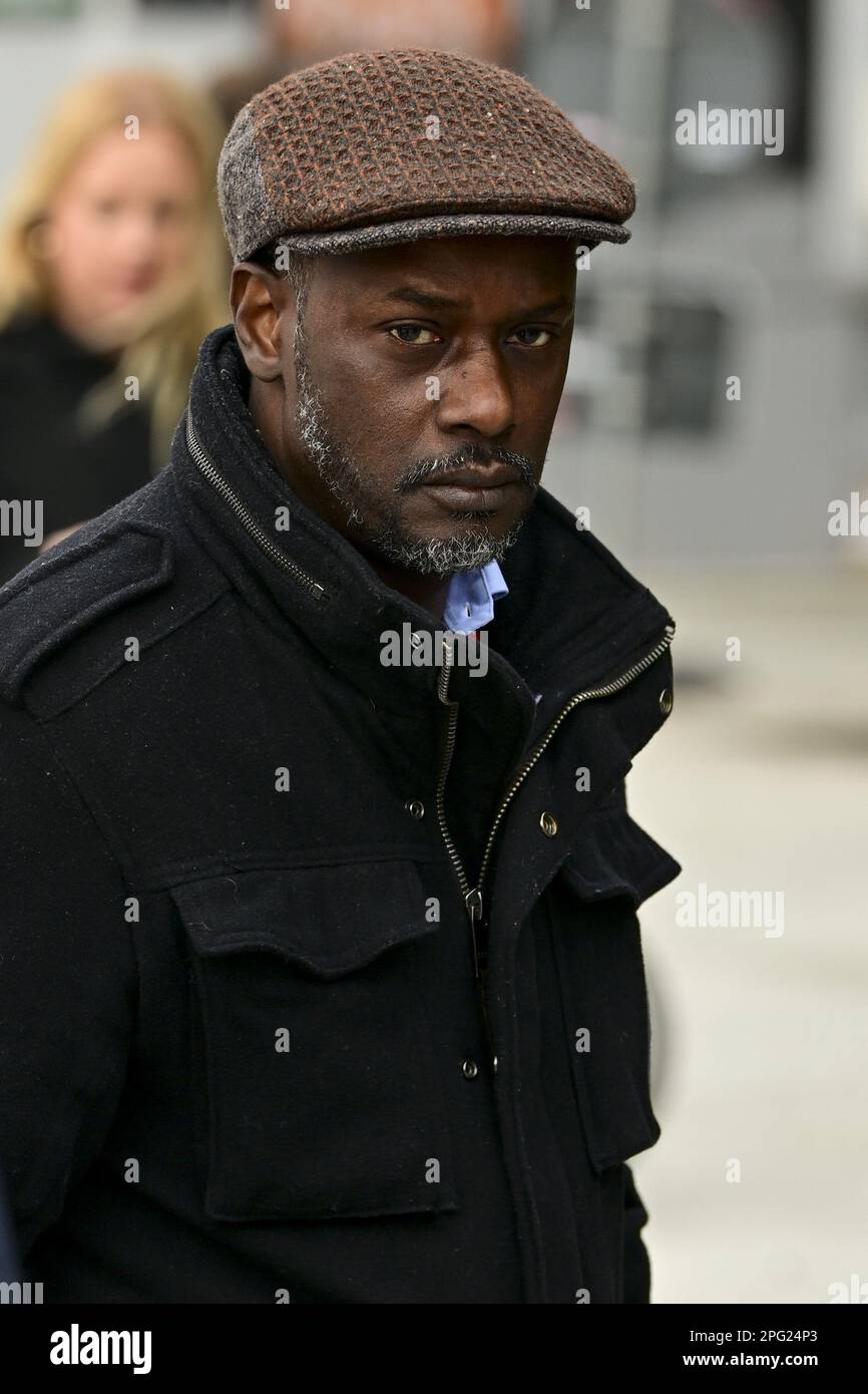 Sanda's father Ousmane Dia arrives for a session of the case before the ...