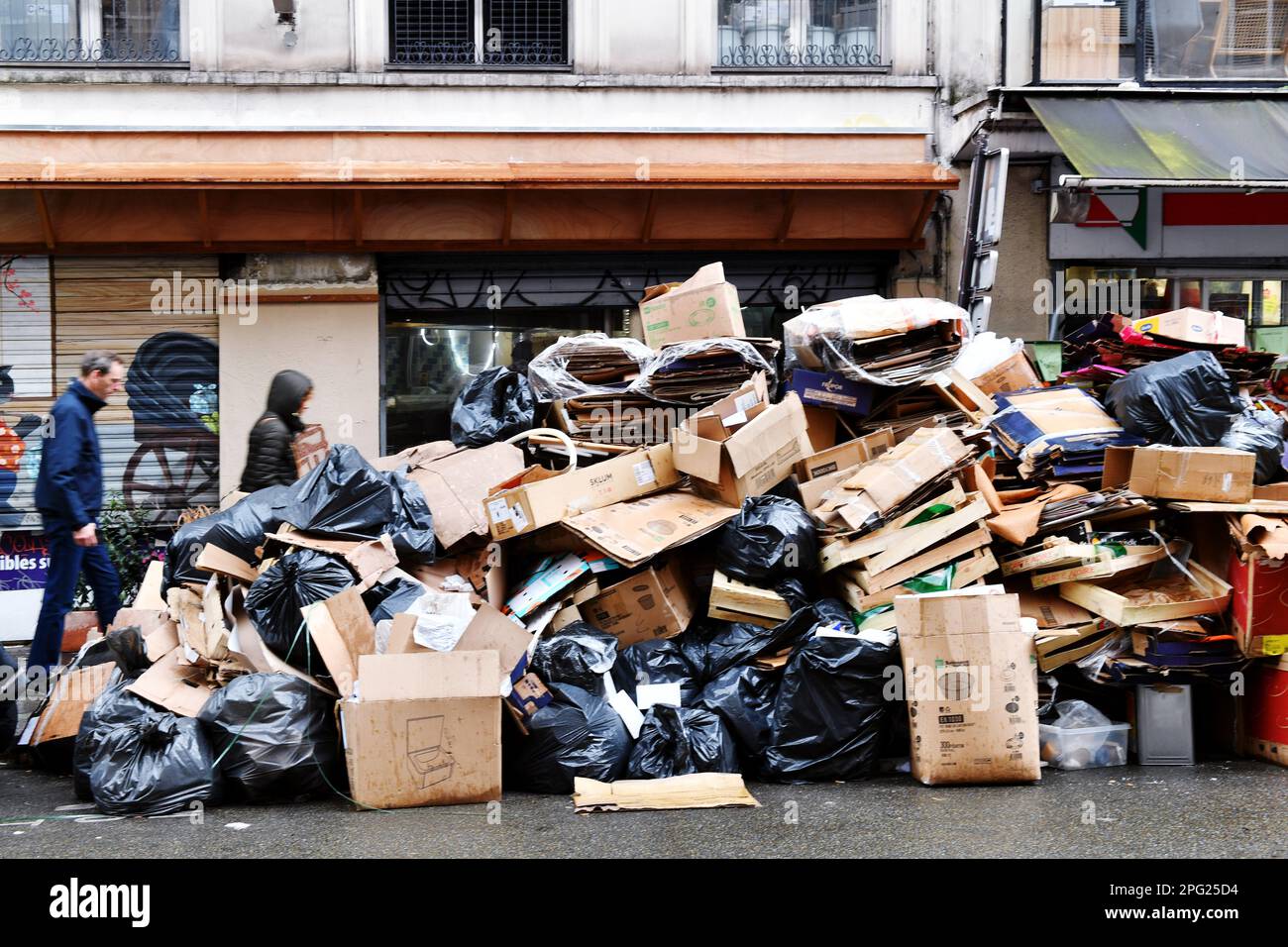 Garbage Strike Collection in Paris in march 2023 - France Stock Photo ...