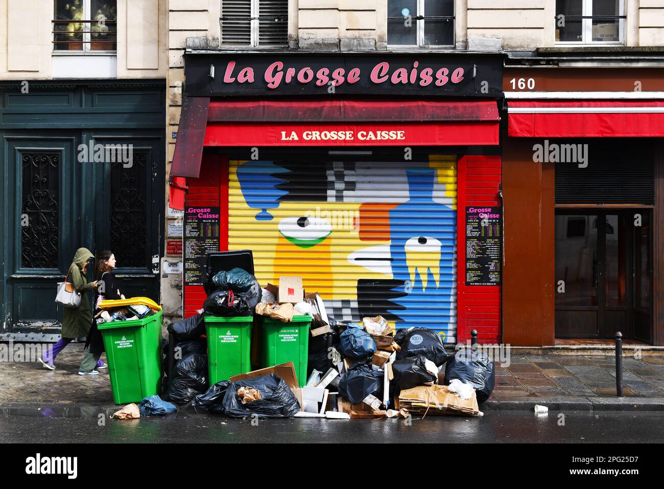 Garbage Strike Collection in Paris in march 2023 - France Stock Photo ...