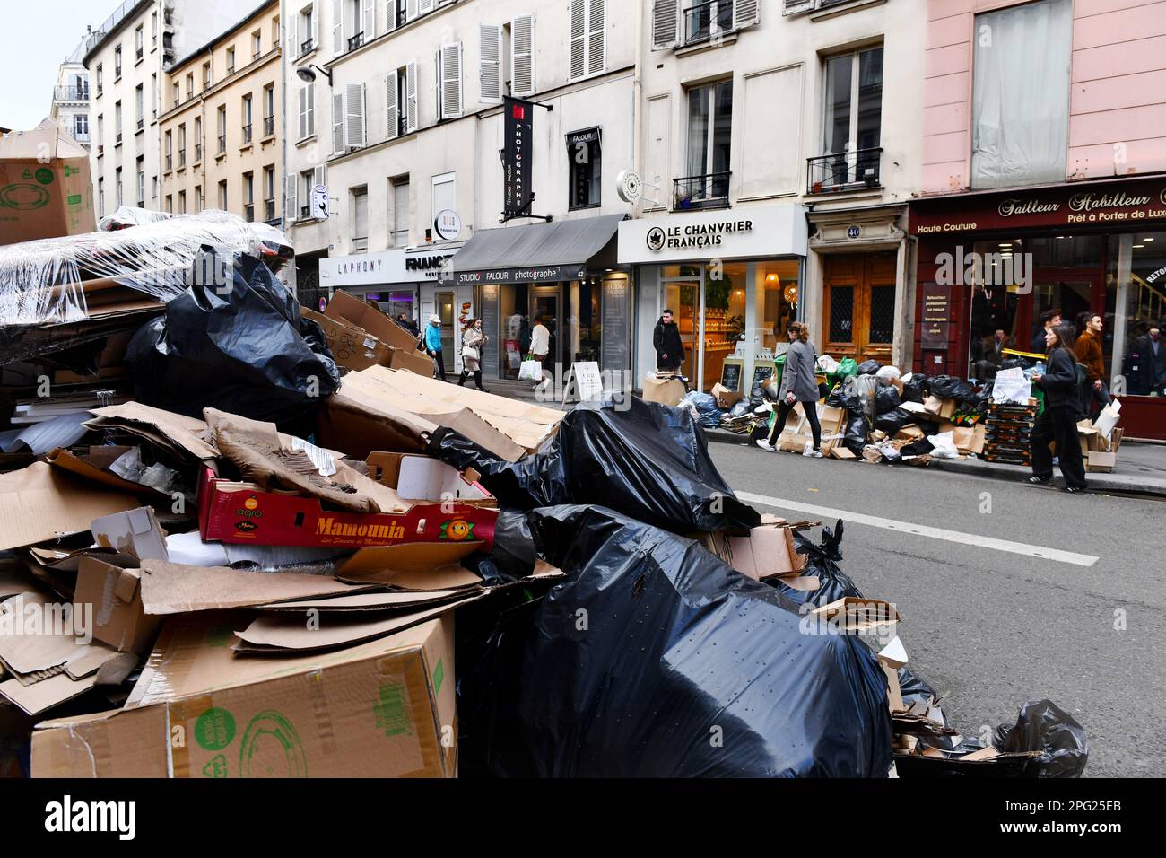 Garbage Strike Collection in Paris in march 2023 - France Stock Photo ...