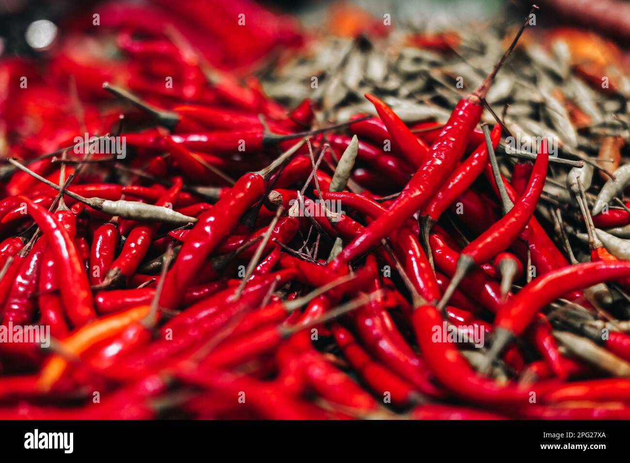 Close up red hot chili hi-res stock photography and images - Alamy