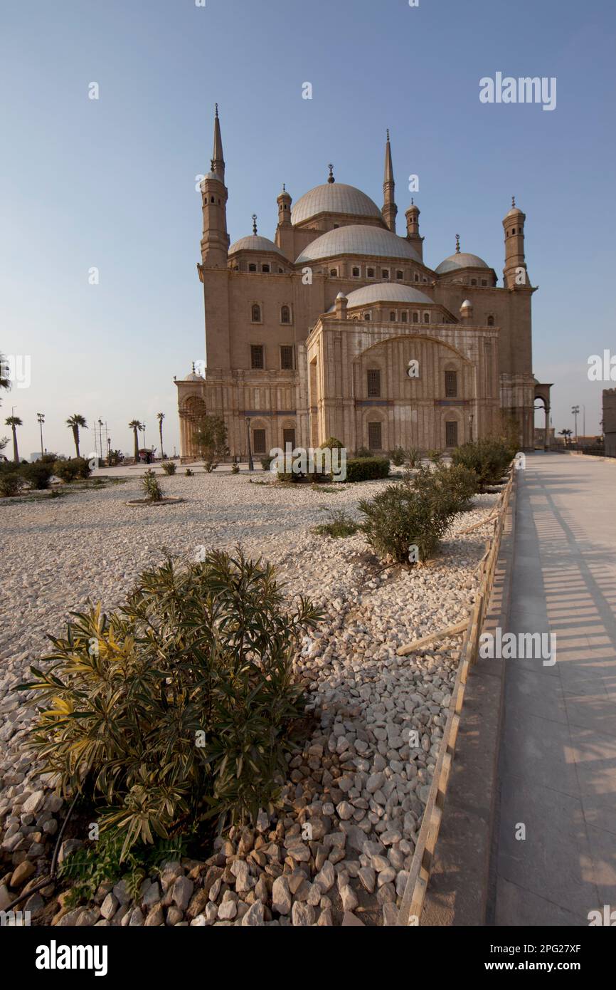 Egypt, Cairo, the Mohammad Ali Mosque, situated within the main Citadel ...