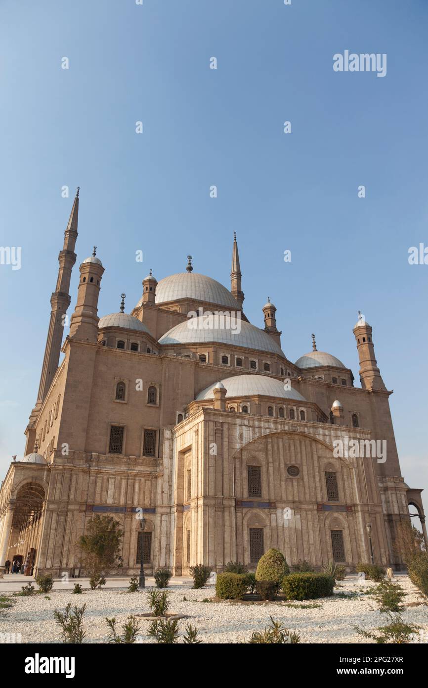 Egypt, Cairo, the Mohammad Ali Mosque, situated within the main Citadel ...