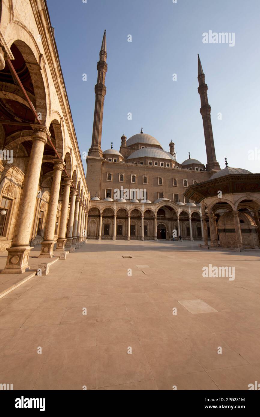 Egypt, Cairo, courtyard of the Mohammed Ali Mosque Stock Photo - Alamy