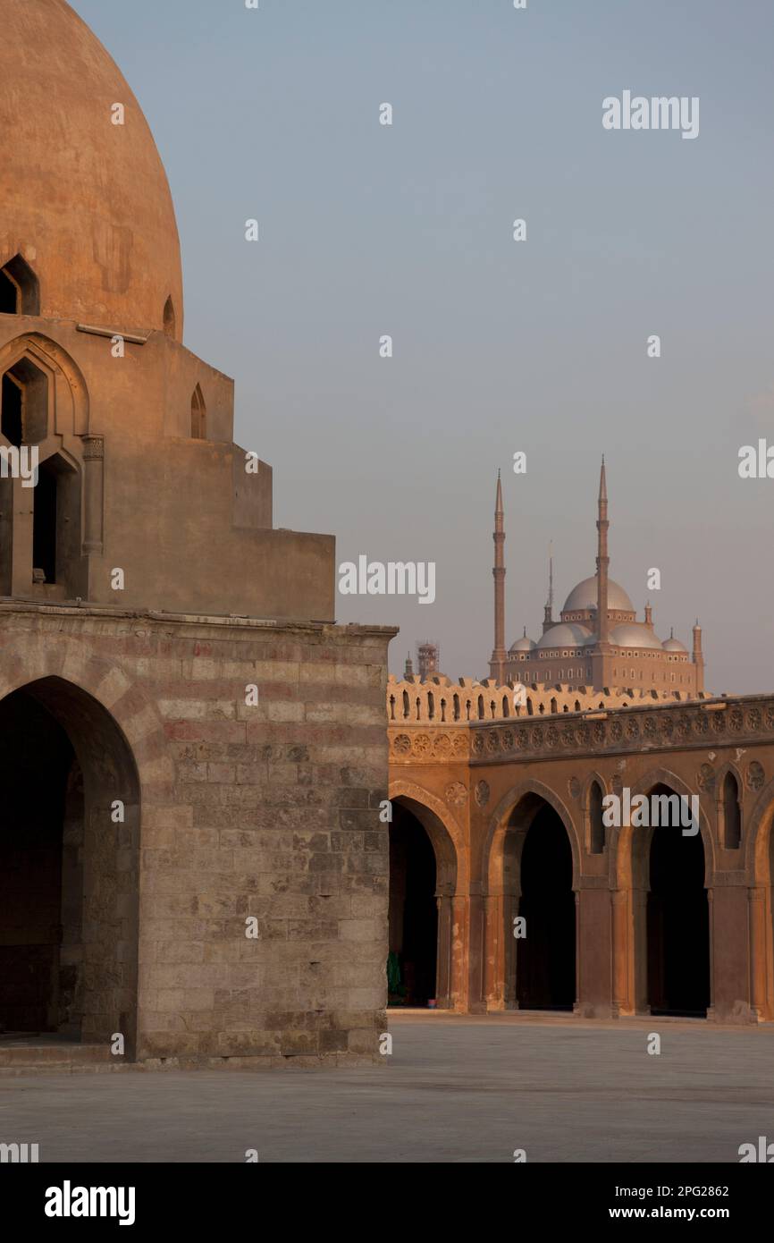 Egypt, Cairo, Mosque of Ahmed Ibn Tulun, the central Dome and the ...