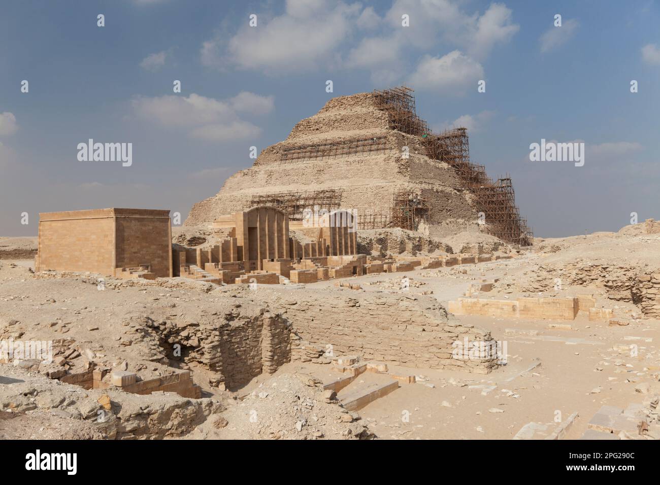 Pyramid restoration hi-res stock photography and images - Alamy