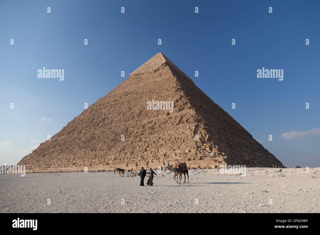 Egypt, Giza, one of the great Pyramids of Giza Stock Photo - Alamy