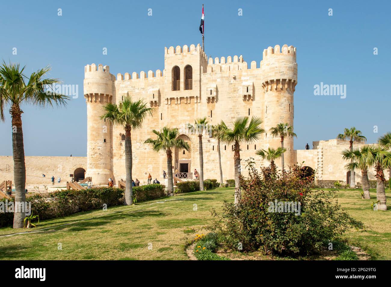 Qaitbay Citadel, Alexandria, Egypt Stock Photo - Alamy