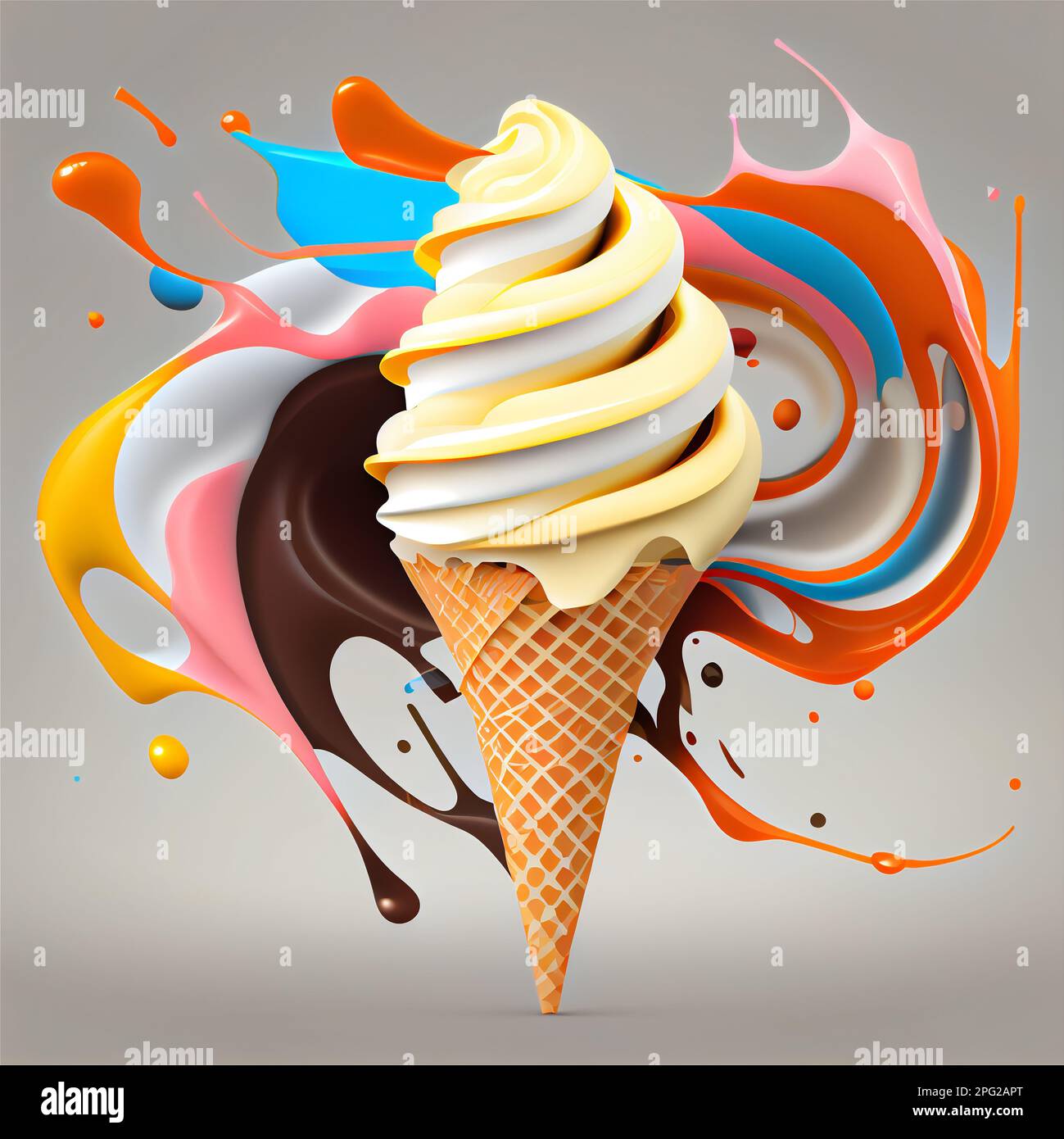 Product creamy wave flow hi-res stock photography and images - Alamy