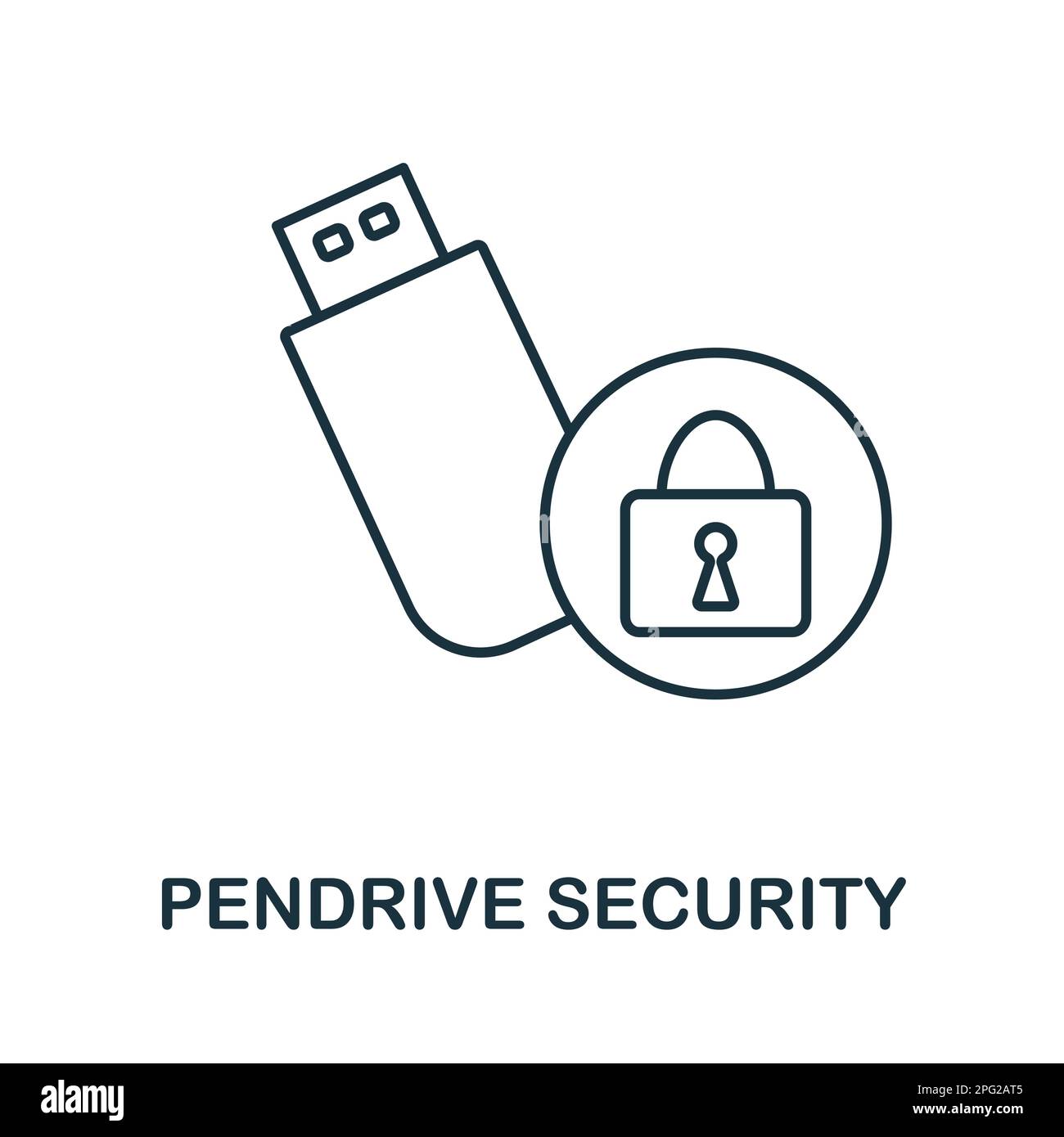 Cyber Security line icon. Simple element from internet security ... Cyber Security line icon. Simple element from internet security ...