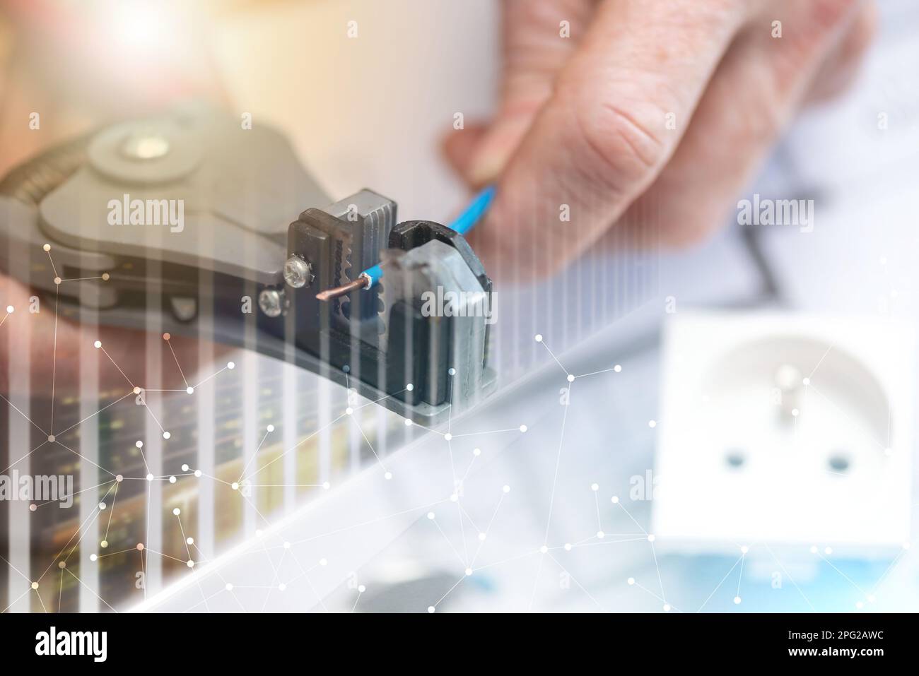 Stripping wires hi-res stock photography and images - Alamy