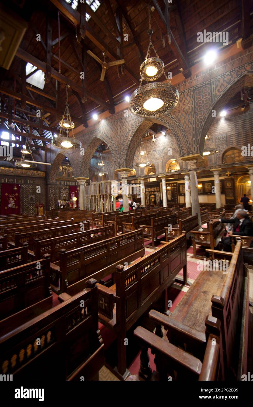 Egypt, Cairo, Church of Saint Marcus Stock Photo - Alamy