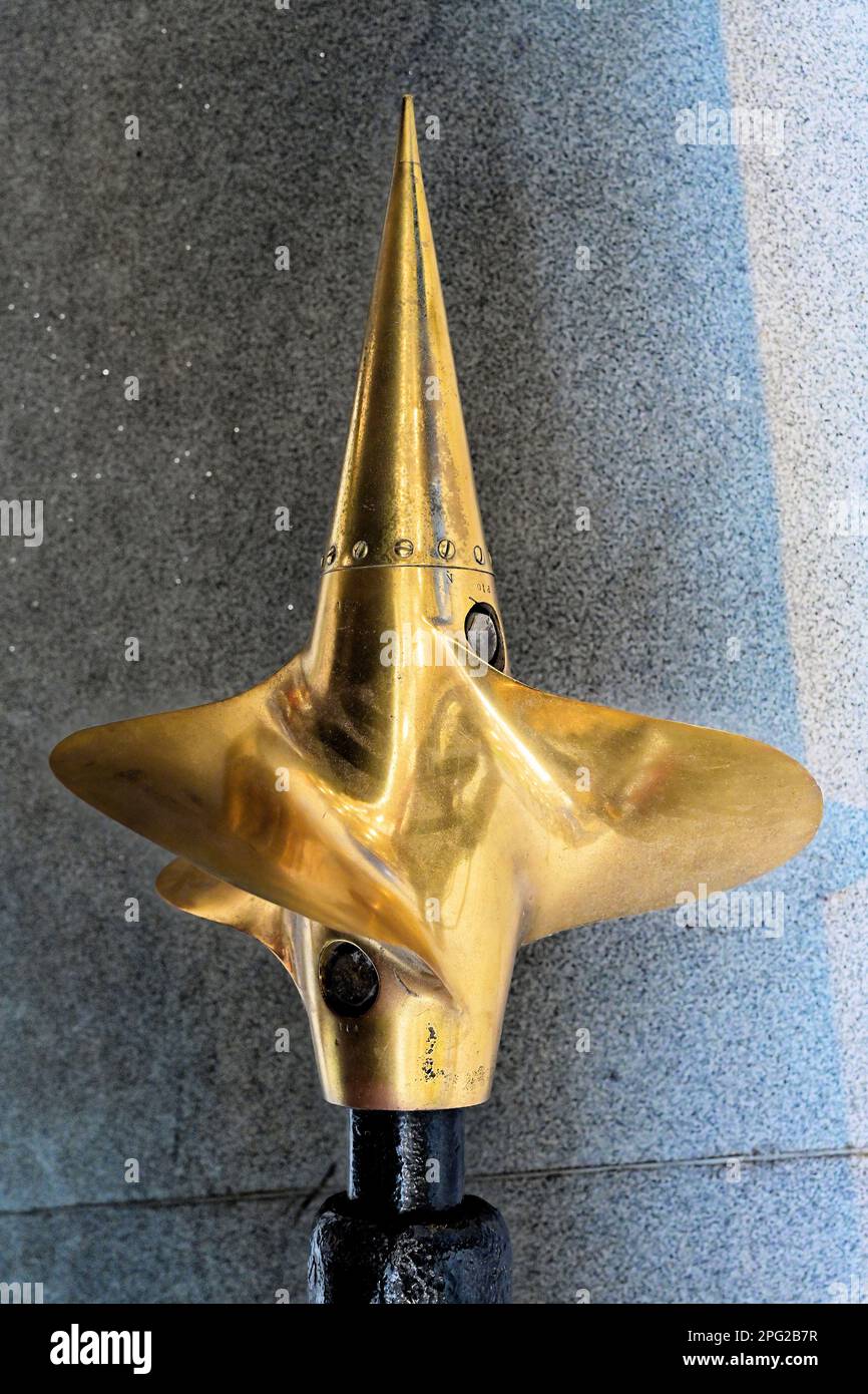 Spithead hero Turbinia ship high speed propeller detail Stock Photo - Alamy