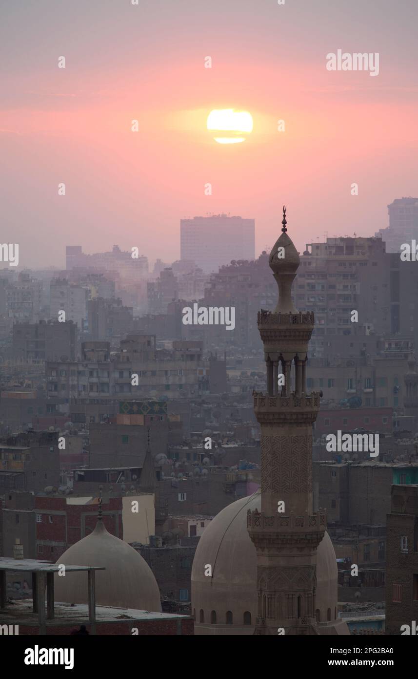 Egypt, Cairo, view over Cairo from the Al Azhar Park Stock Photo - Alamy