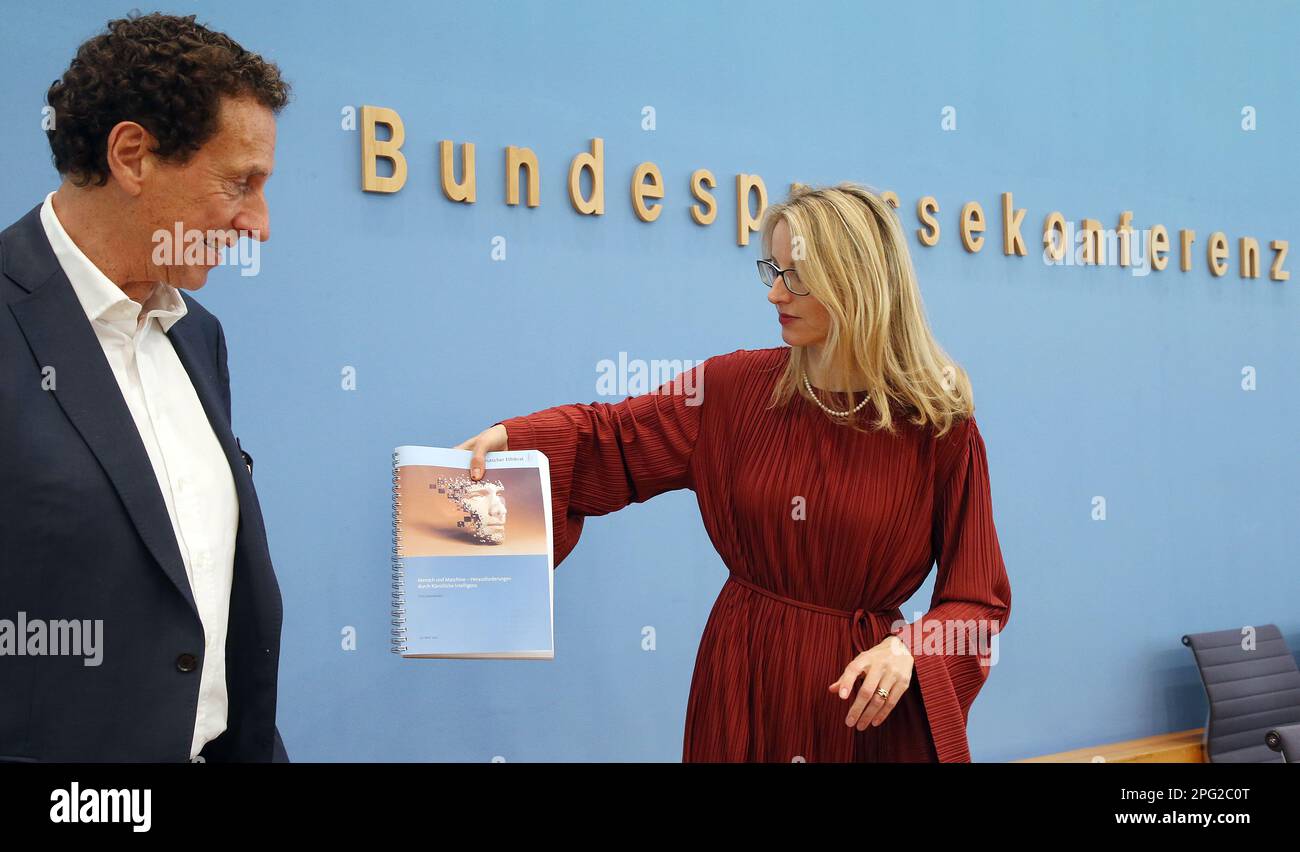 Berlin, Germany. 20th Mar, 2023. Alena Buyx, Chair of the German Ethics ...