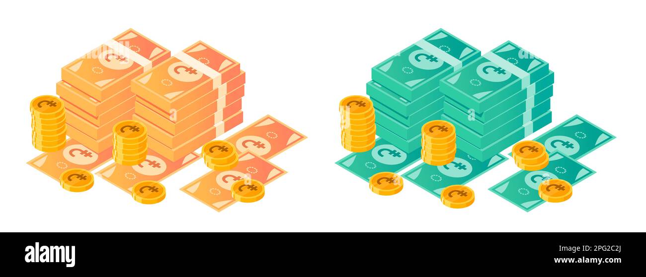 Armenian Dram Money Bundle and Coins Stock Vector Image & Art - Alamy