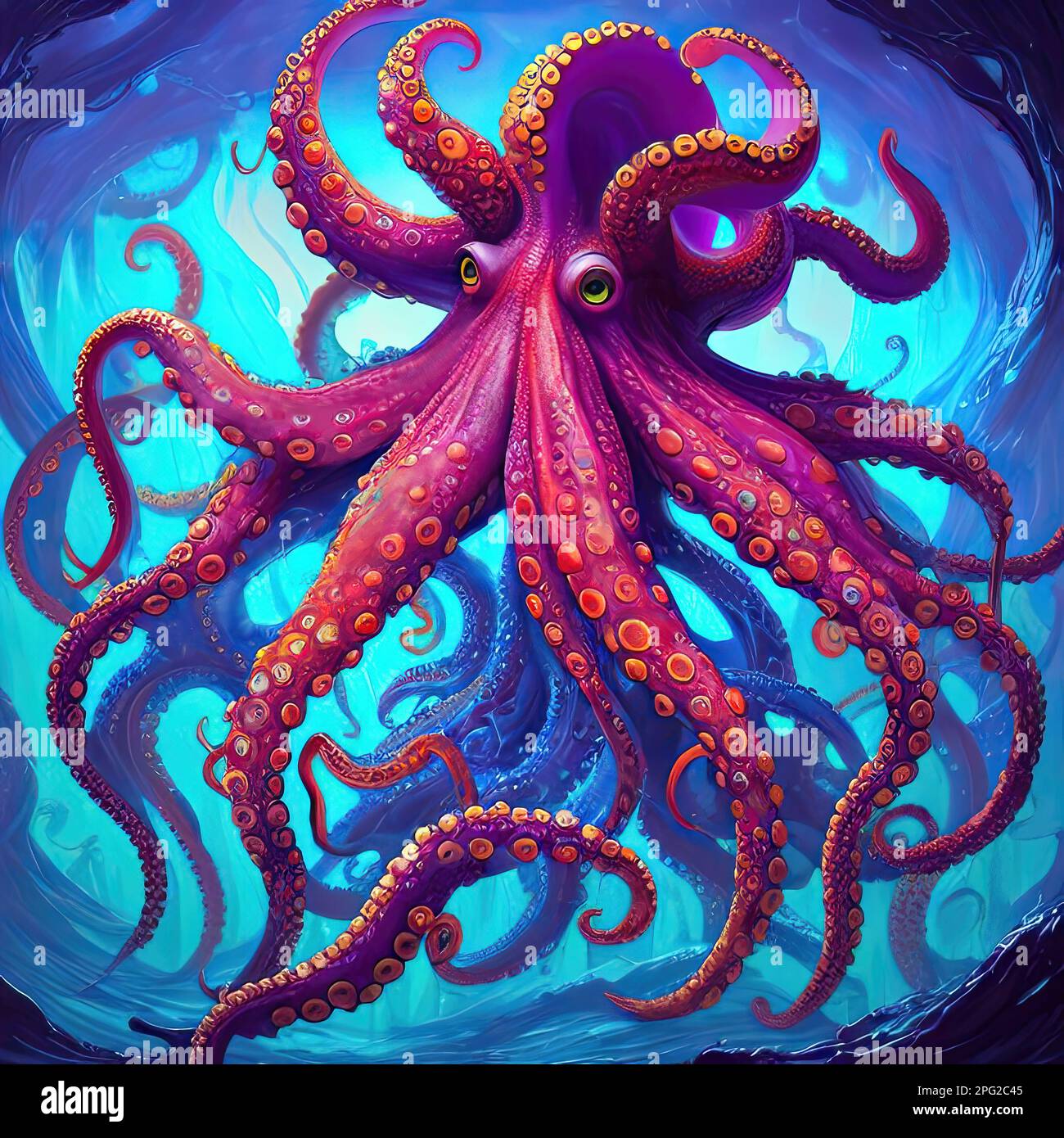Fantasy octopus hi-res stock photography and images - Alamy