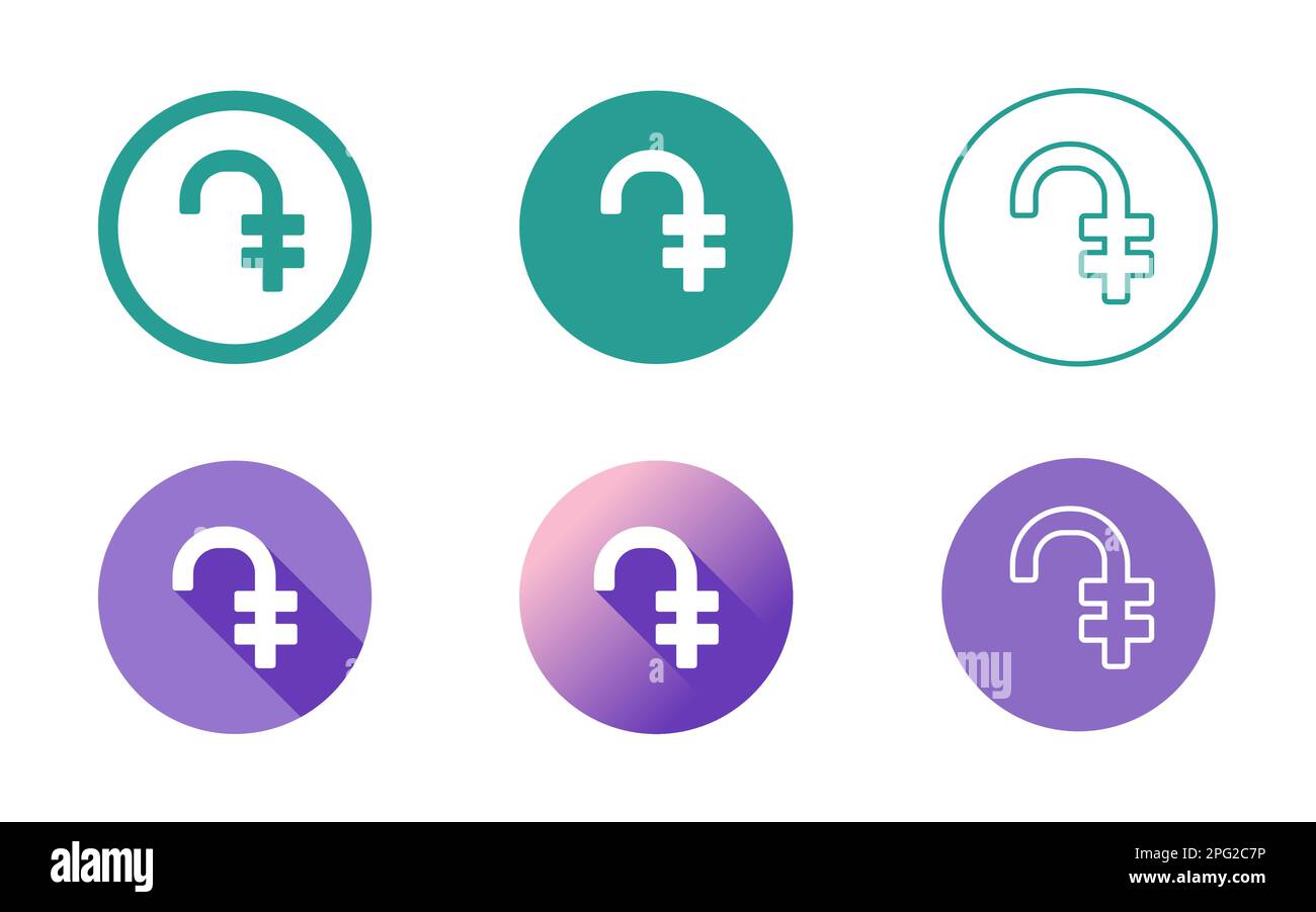 Armenian Dram Symbol Icon Set Stock Vector Image & Art - Alamy