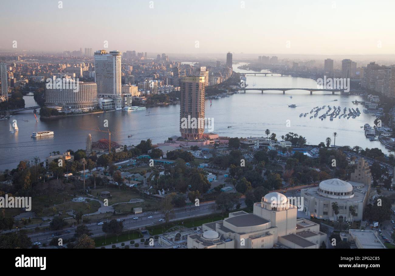 Elevated view from cairo tower hi-res stock photography and images - Alamy