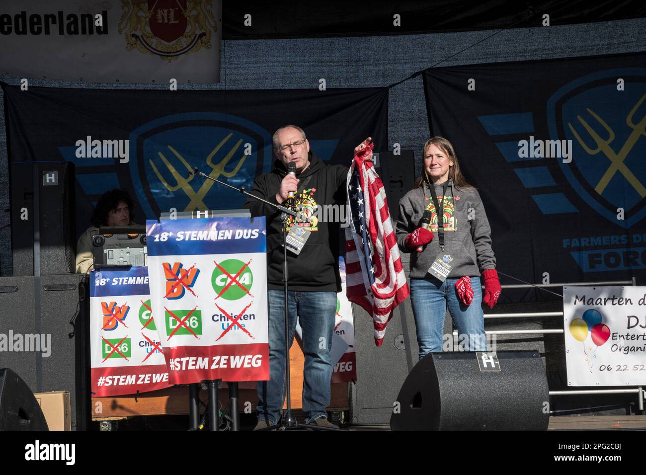The Hague,the Netherlands.11th March 2023 Thousands of farmers and ...