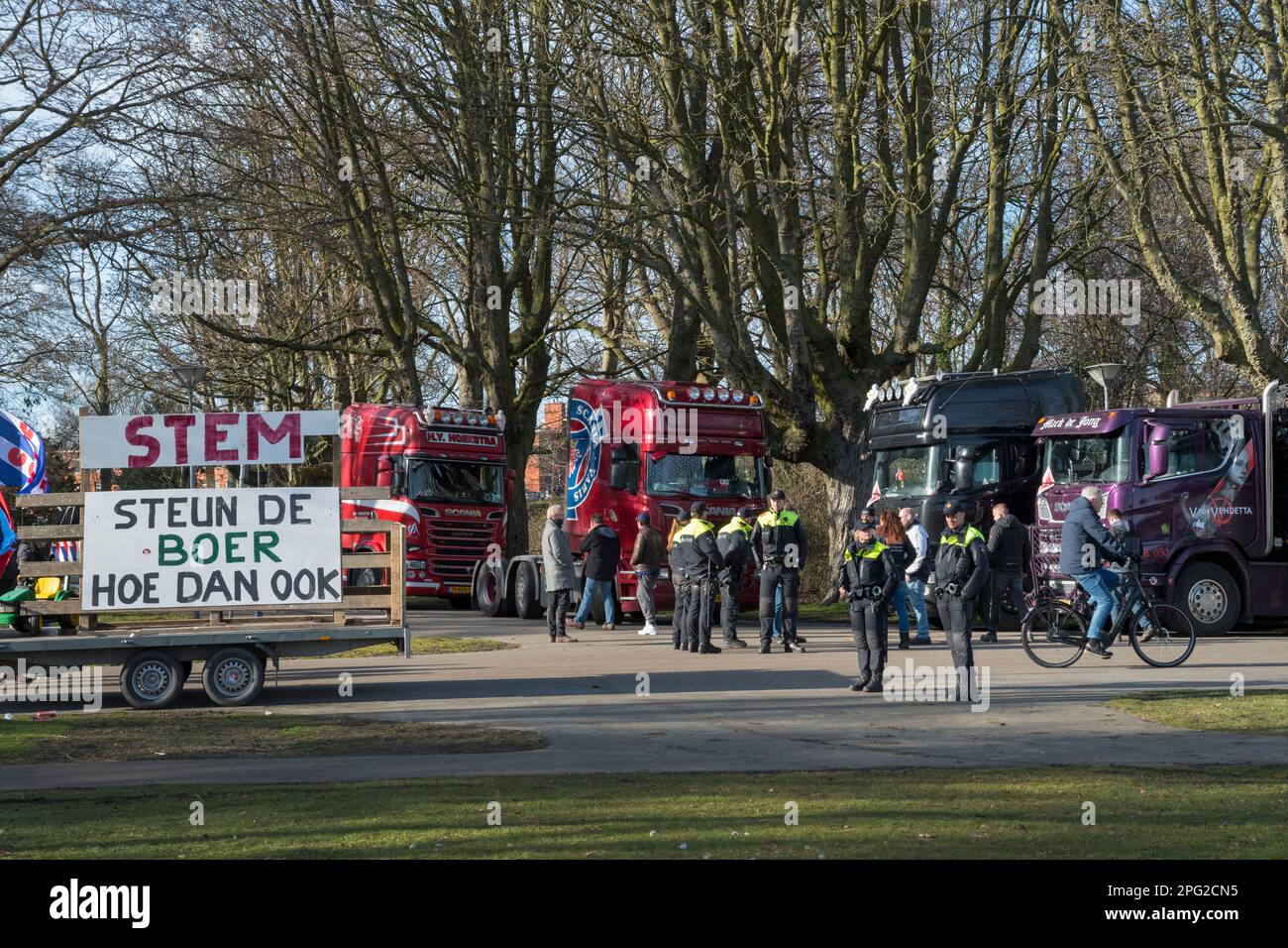 The Hague,the Netherlands.11th March 2023 Thousands of farmers and ...