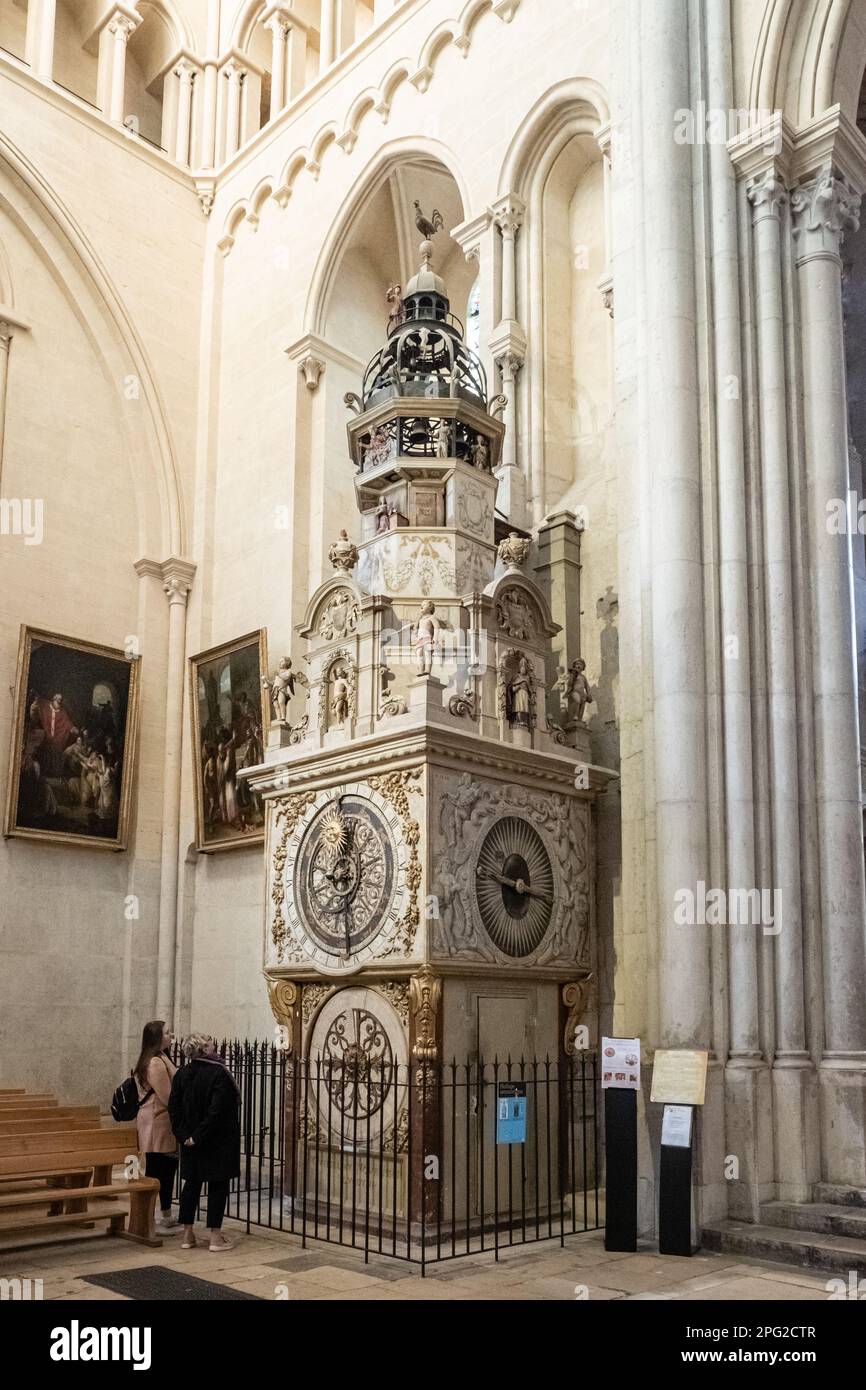 Astronomical clock of lyon hi-res stock photography and images - Alamy