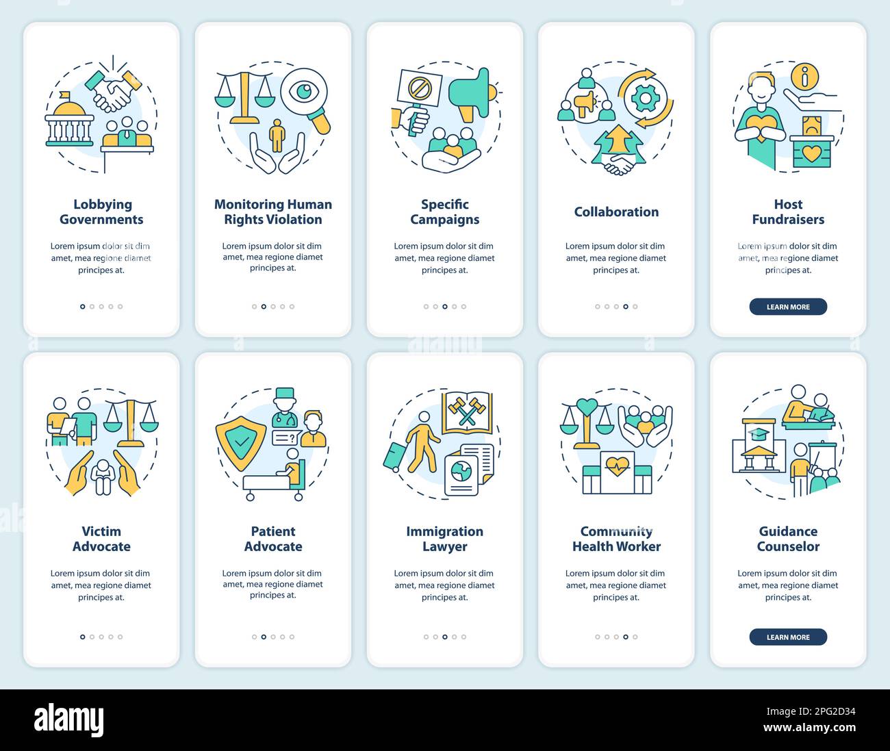 Set smartphone screens in Stock Vector Images - Alamy