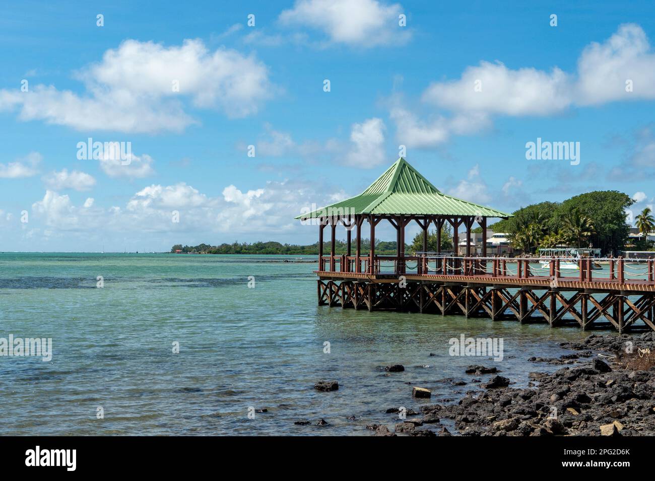 Waterfront at Mahebourg, Mauritius Stock Photo - Alamy