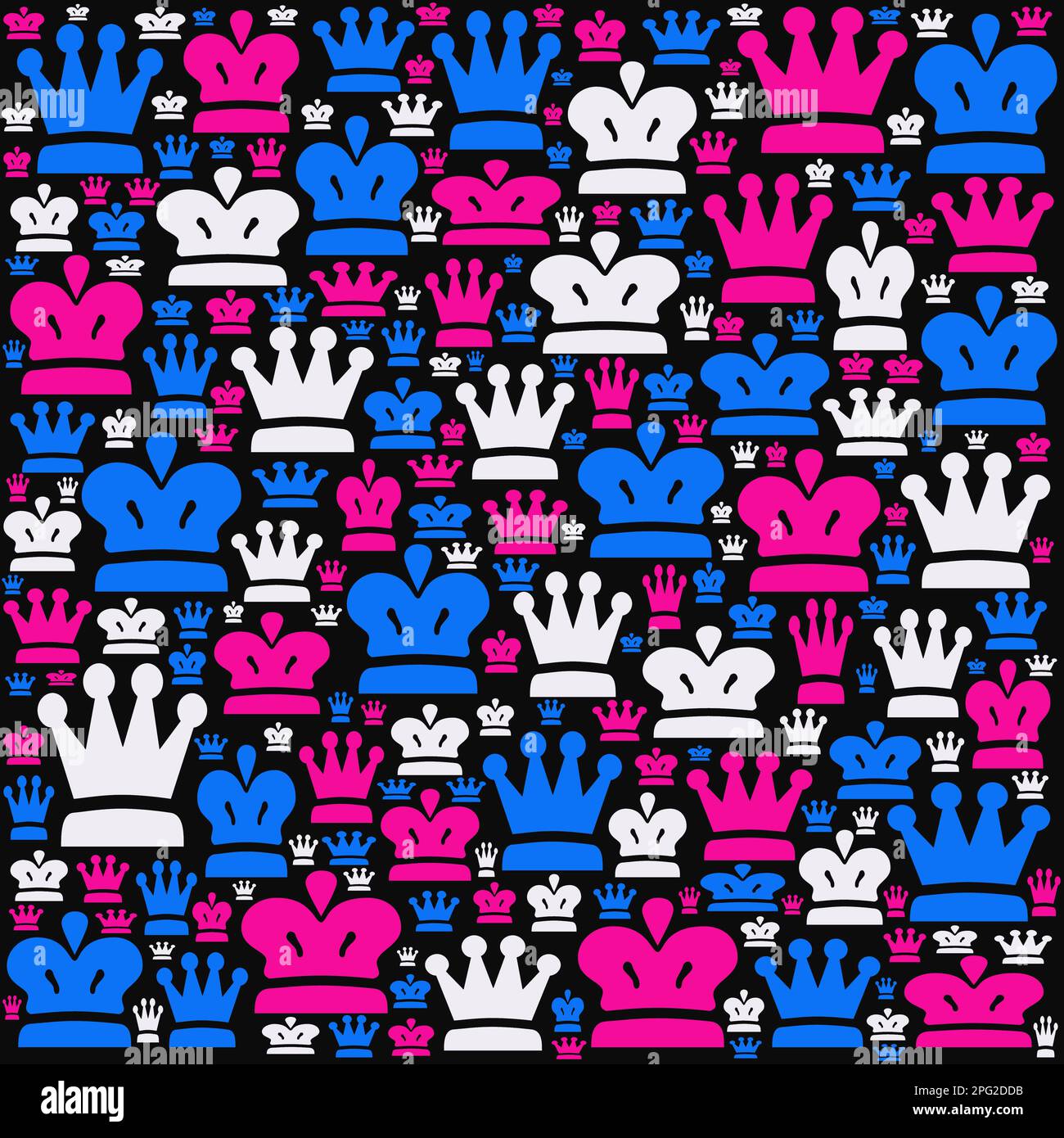 Abstract and contemporary digital art crown design Stock Photo - Alamy