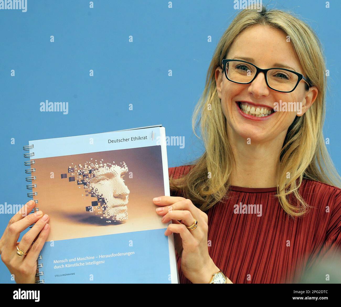 20 March 2023, Berlin: Alena Buyx, Chairwoman of the German Ethics ...