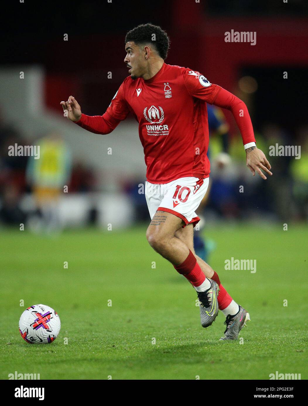 Nottingham Forest's Morgan Gibbs-White during the Premier League match ...