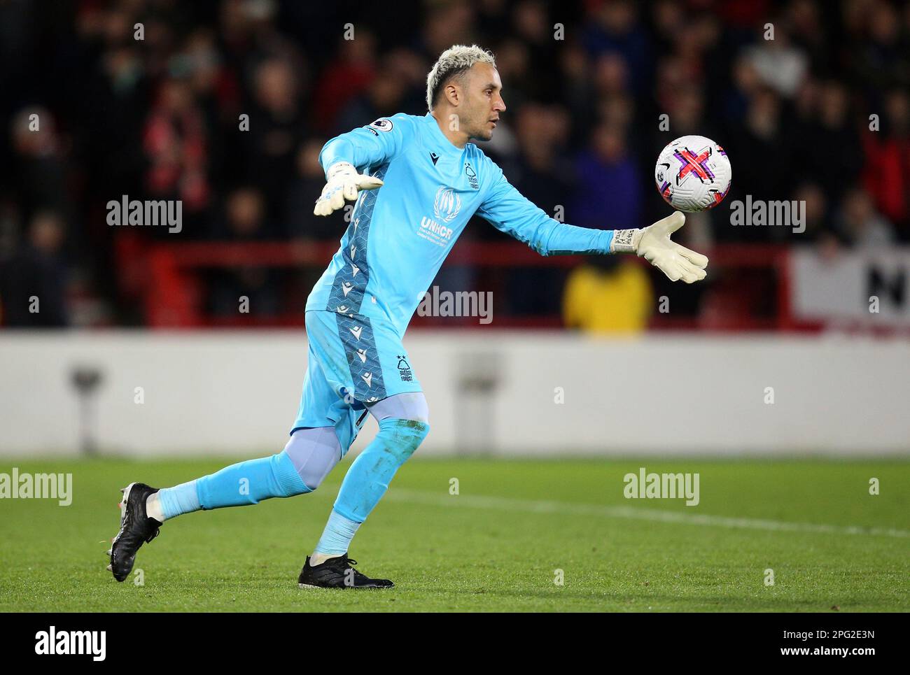 Nottingham Forest goalkeeper Keylor Navas during the Premier League ...