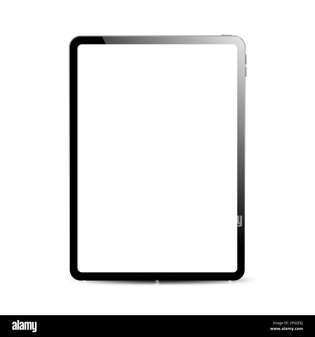 Realistic tablet mockup with blank screen. tablet vector isolated on ...