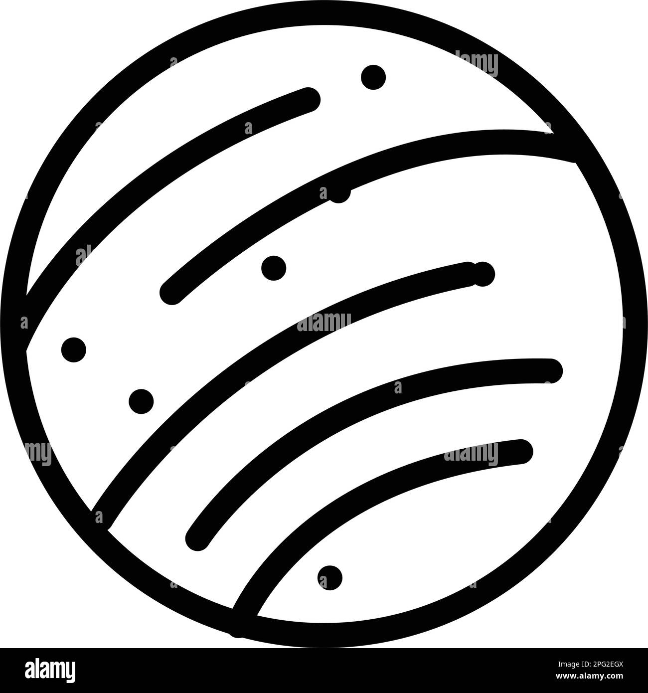 venus planet line icon vector illustration Stock Vector Image & Art - Alamy
