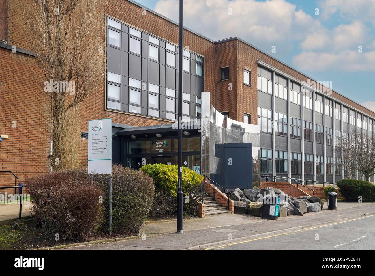 University of the west of Scotland , Ayr College campus, beside the ...